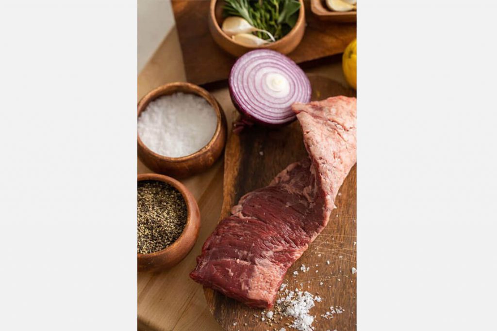 Wholesale Beef Skirt Steak, Outer, Portioned ⋆ Northwest Meat Company